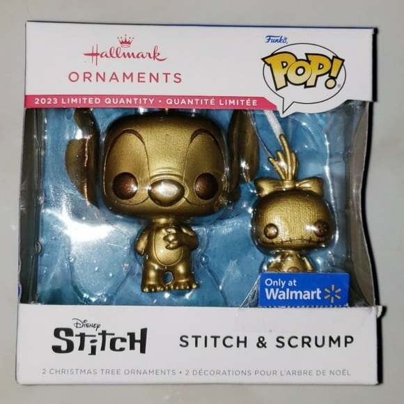 Hallmark | Holiday | Hallmark Funko Pop Stitch And Scrump Gold ...